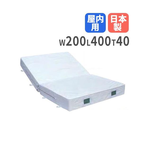 室内用の二つ折りソフトマット！体育館など室内での使用に適した体操・走り高跳び兼用ソフトマットです。収納、保管に便利な二つ折りタイプです。取手付きなのでマットの移動に便利です。強力ナイロンファスナーや空気窓付きです。商品番号LS-S-9716...