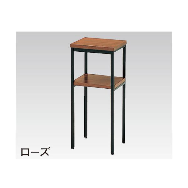 電話、FAX、小物用の置き台に最適！サイドテーブルとしても利用できます。ロビーや応接室等で活躍する商品です。商品番号STT-30Tお客様組立の商品（新品）カラーチーク、ローズサイズ幅300×奥行300×高さ700mm材質天板：メラミン化粧板...