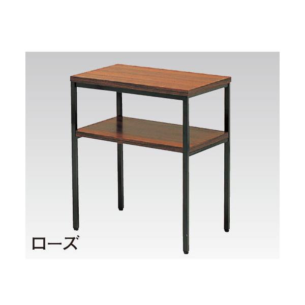 電話、FAX、小物用の置き台に最適！サイドテーブルとしても利用できます。ロビーや応接室等で活躍する商品です。商品番号STT-60Tお客様組立の商品（新品）カラーチーク、ローズサイズ幅600×奥行450×高さ700mm材質天板：メラミン化粧板...
