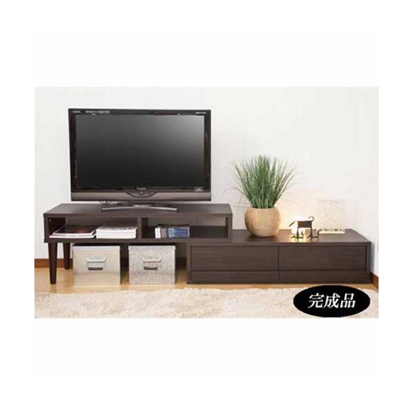 落ち着いた木目がおしゃれなセンターテーブル！置きたいスペースにぴったり置ける伸縮機能付き。自由に角度を変えられコーナーのレイアウトに最適です。たっぷりの引き出しですっきり収納が可能です。商品番号54-TVB-01完成品（新品）サイズ幅106...