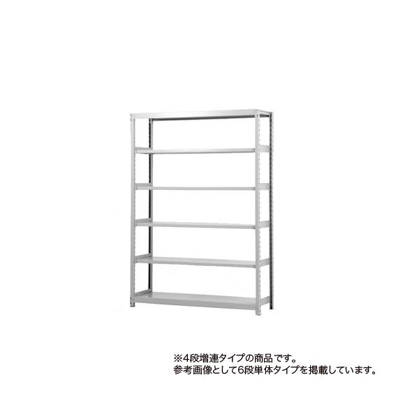 単体のスチールラックに連結して使用する増連タイプです。棚板は50mm間隔で上下変更可能です。商品番号62-SO-S312A-W-04お客様組立の商品（新品）付属品棚受け（6本）、天受け（2本）、ビーム（4本）、ベースキャップ（4ヶ）、セーフ...
