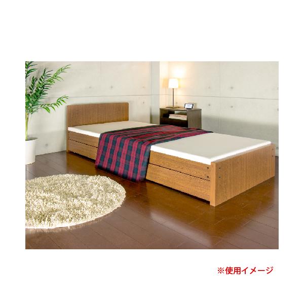 ベッド下を有効活用！お手持ちの収納ケース等を入れるのに便利です。床板には布張り床板を使用しております。シンプルなパネルタイプのベッドです。掃除もしやすいフリースペース収納。商品番号B-319-Cお客様組立の商品(新品)※配送の注意事項がござ...
