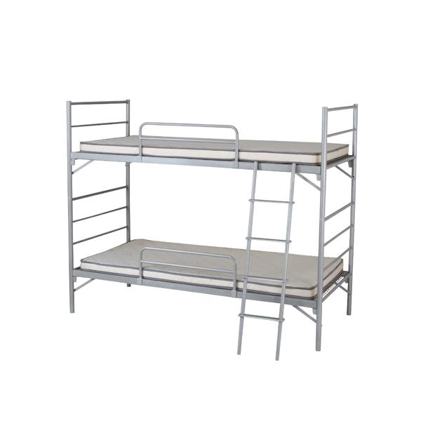 綺麗なラメ塗装が施されたおしゃれな2段ベッド！スチール製の2段ベッドです。工具なしで簡単に組み立てが可能な仕様です。分割使用も可能で、1段ベッドとしても活用できます。商品番号KEBD-B2お客様組立の商品（新品）※こちらは2段ベッド1台の販...