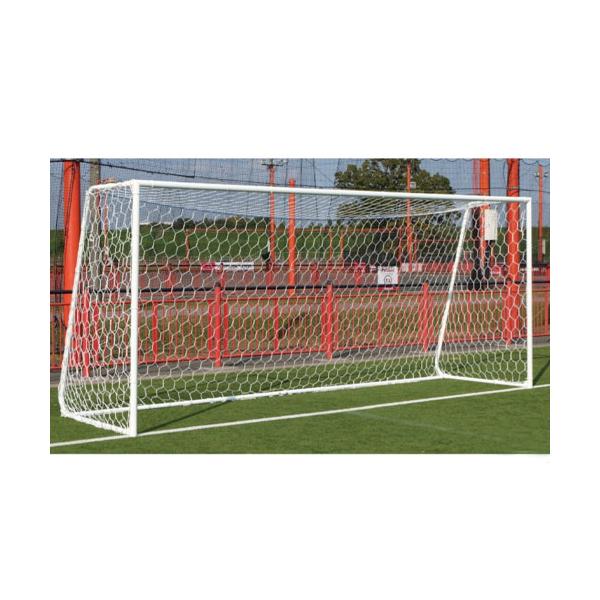 軽量で扱いやすいエントリーモデル。キーパー練習やミニゲームにも最適なサッカーゴールです。サイドフレーム一体溶接仕様。頑丈で組立簡単です。商品番号S-0914お客様組立の商品（新品）組立目安時間：大人2人1時間付属品後部ネット支持ロープ、杭8...