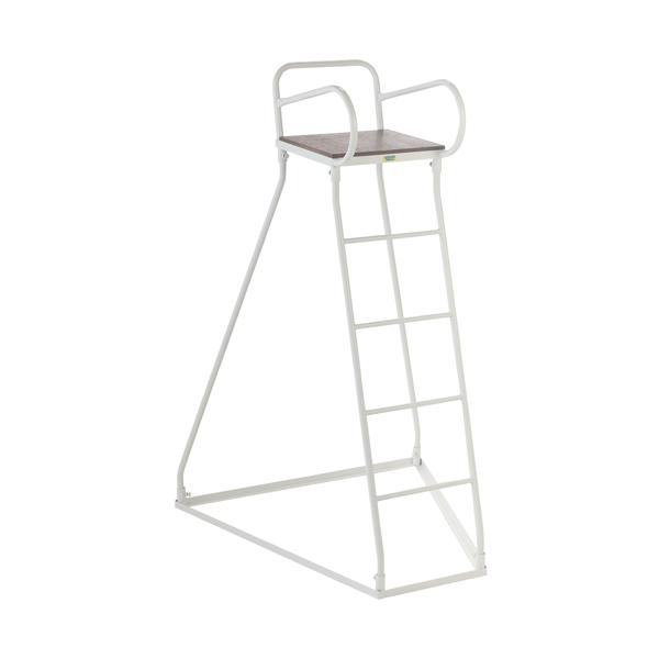 （公財）日本ソフトテニス連盟指定の座面高150cmタイプ！座板再生樹脂板仕様のテニス審判台です。安心の定番デザインです。教育施設や運動施設で活躍します。商品番号LS-S-2017お客様組立の商品（新品）※配送の注意事項がございます。詳細は下...