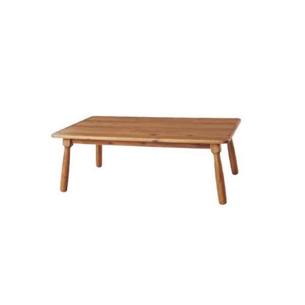 スタイリッシュなこたつテーブル！天然木製長方形天板のこたつテーブルです。冬にはこたつとして、冬以外はセンターテーブルとしてお使いいただけるおしゃれなテーブルです。リビングをおしゃれに演出します。商品番号RKT-104Nお客様組立の商品(新品...