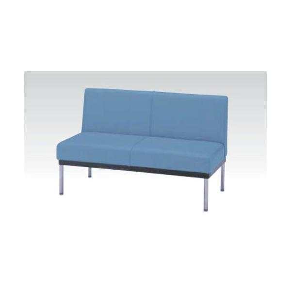 ロビーや待合室に最適な2人掛けのチェアです。商品番号48-MC-5020VNEお客様組立の商品(新品)カラーライトブラウン、ブルーサイズ外寸：幅1110×奥行560×高さ680(座面高370)mm重量：22.0kg仕様本体：木枠、ウレタンフ...