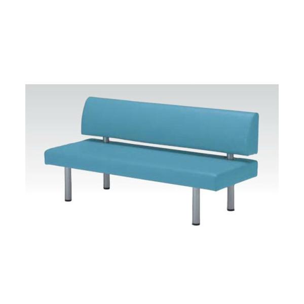 抗菌・防汚加工が施されており、お手入れが簡単な4人掛けのチェアです。商品番号48-MWC-128A組立品(新品)カラーブルー、ピンク、グリーン、ホワイト、ホワイト/ブルー、ホワイト/グリーン、ホワイト/ピンクロビーソファ ロングソファ ベン...