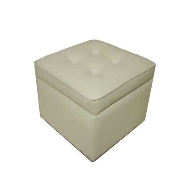 多目的で便利なスツール！座面したが収納スペースになっているスツールです。合成皮革仕上げなので、汚れてもサッと拭き取ることが出来、お手入れも簡単です。一人暮らしのお部屋や子供部屋、玄関などの小物入れ兼チェアとしても重宝します！商品番号54-S...