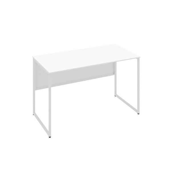 極限まで薄い天板と細い脚、シャープなスチールデスクです。パソコンなどの余長ケーブルを整理できる機能を備えた、在宅ワーク向けのスタンダードなデスクです。商品番号56-8TS0CE-MK27組立状態お客様組立の商品（新品）カラー天板：ホワイトフ...