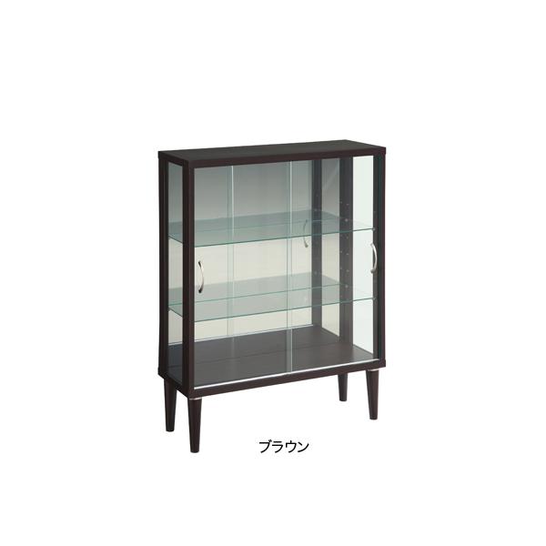 引き戸タイプでスッキリ収納！ガラス棚を支える為の棚ビスは、ガラスが滑り落ちないようにするためにゴムワッシャーをつけております。商品番号66-SHAPE-75CR完成品（新品）付属品ガラス棚2枚カラーブラウン、ナチュラル、ブラック、ホワイト収...