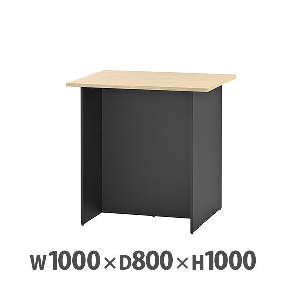 オールブラックの本体にナチュラルウッドの天板が映える、シンプルなデザインのマルチユースカウンターです。商品番号68-RFDBM-1080NB組立状態お客様組立の商品（新品）特記事項−付属品−カラーナチュラルI×ブラックＢサイズ外寸：幅100...