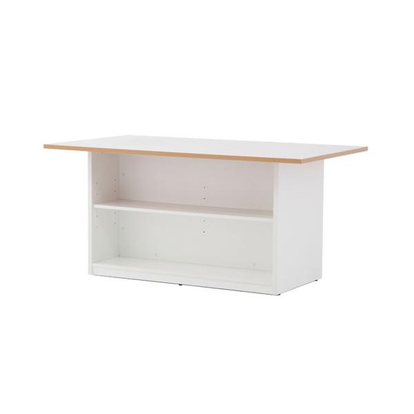 頑丈な脚部構造と厚みのある天板で作業に適したLavoro（ラヴォーロ）シリーズの作業台。商品番号68-RFSGD2-1690組立状態お客様組立の商品（新品）カラーホワイトAサイズ外寸：幅1600×奥行900×高さ760mm重量：約50kg耐...