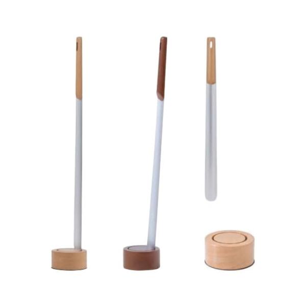 ウッドのスタンドがついたアルミ製ロングくつべら。オブジェのような佇まいの自立式なら収納場所にも困らず、かがまずに靴を履けるため膝や腰の悪い方にもおすすめです。オフィスやクリニック、住宅展示場やお座敷レストラン等でもご利用いただいております。...