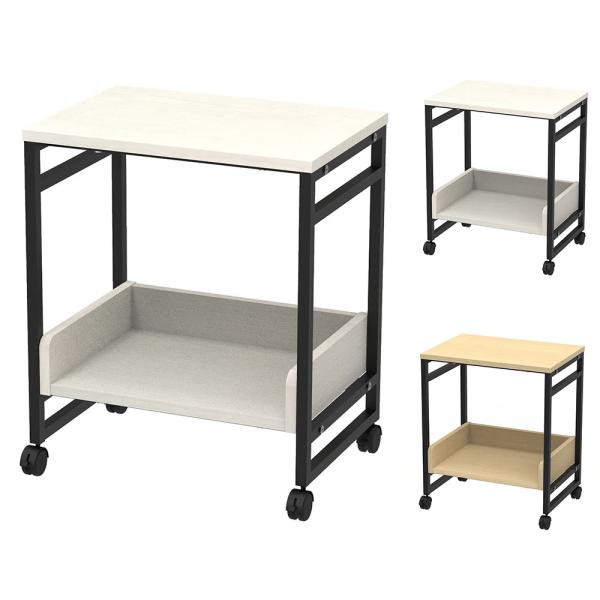 コンパクトサイズで小回りの利くキャスターシェルフです。商品番号68-RFWCS-5035組立状態お客様組立の商品（新品）特記事項※組立時間：2人以上で約25分（要プラスドライバー）付属品スパナ×1カラーホワイトウッドA、ナチュラルFサイズ外...