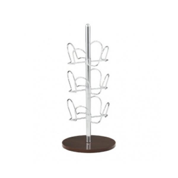 円形に履物を収納するスリッパラック。6人分を1台で賄います。シンプルで省スペースな設計になっているので動線を邪魔せず、玄関の限られたスペースを有効活用できます。商品番号71-8-001MH組立状態お客様組立の商品（新品）特記事項−付属品−カ...