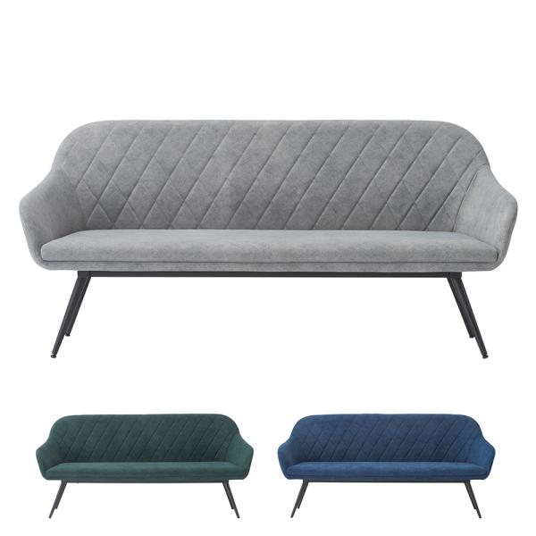 ベーシックデザインの3人掛け用ロビーチェア。商品番号ARE-1633組立状態お客様組立の商品（新品）特記事項−付属品−サイズ外寸：幅1760×奥行650×高さ810（座面高405）mm仕様背・肘：鋼管枠、ウレタンフォーム座：合板、ウレタンフ...