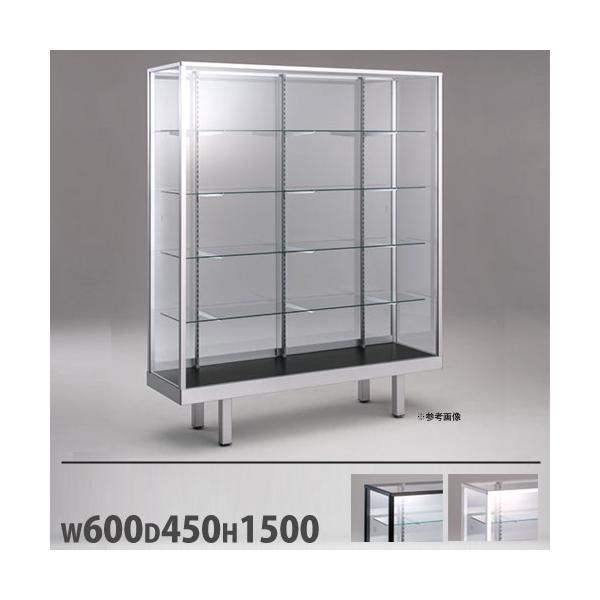 シンプルなフォルムが様々な陳列商品を引き立たせるショーケースです。CD-FAHL60C150P-K3-WH業務用品 店舗用品 イベント用品 展示用品 ディスプレイ用 商品展示ケース 鍵付きガラスケース 販売ショップ FAHL60C150P-...