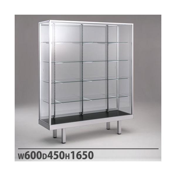 シンプルなフォルムが様々な陳列商品を引き立たせるショーケースです。CD-FAHL60C165P-S3業務用品 店舗用品 イベント用品 展示用品 ディスプレイ用品 商品展示ケース 鍵付きガラスケース 販売ショップ イベント会場 販売店 配送料...