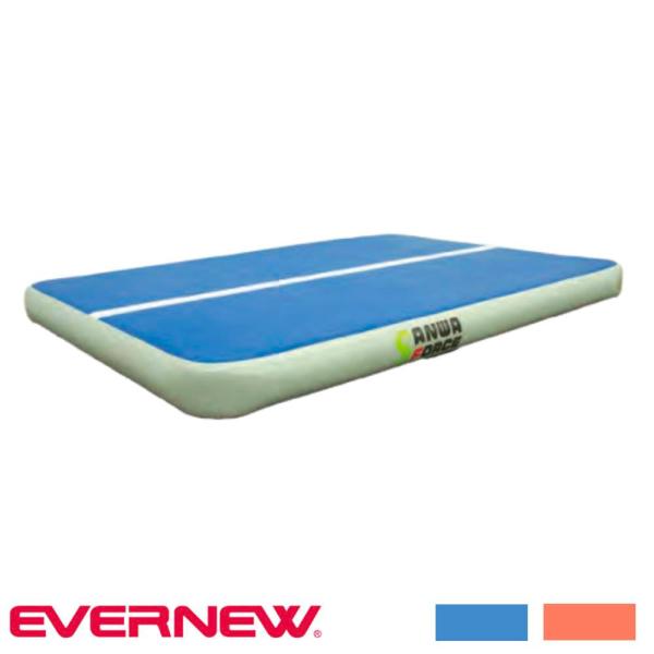 なわとび練習やマット運動に活用いただけるエアーマットです。商品番号EN-ETE210組立状態完成品（新品）カラーオレンジ、青サイズ外寸：幅100×長さ150×厚さ10cm重量：4kg仕様PVC●空気排出入口1箇所、逆止弁付●フットポンプ付●...