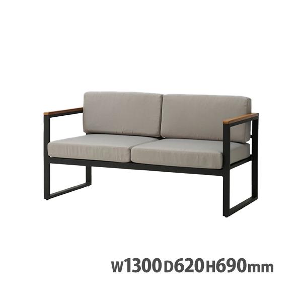 スクエアなデザインで空間をシャープに演出する2人掛けソファ。木目×ブラックフレームの人気カラー。事務所の応接室や打ち合わせスペース、エントランスなどにおすすめです。商品番号GCLM-2S組立状態完成品（新品）カラーグレーサイズ外寸：幅130...