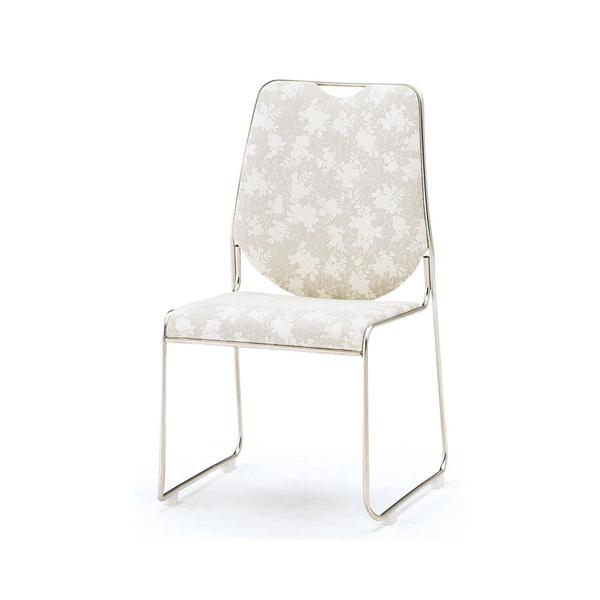 お祝いの場を艶やかに彩ります！結婚式場、宴会場、ホテル向けのチェアです。スタッキング（積み重ね）が可能で収納に便利です。商品番号HRC-15完成品(新品)※配送の注意事項がございます。サイズ幅520×奥行535×高さ862(座面高437)m...