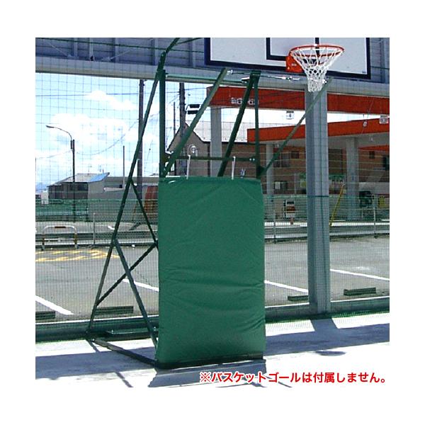 しっかり止まるロープ式！一般用 バスケットゴールの防護マットです。支柱衝突時の衝撃を和らげます。教育施設や運動施設で活躍しています。商品番号LS-S-0321完成品（新品）※配送の注意事項がございます。詳細は下記表をご確認ください。付属品取...