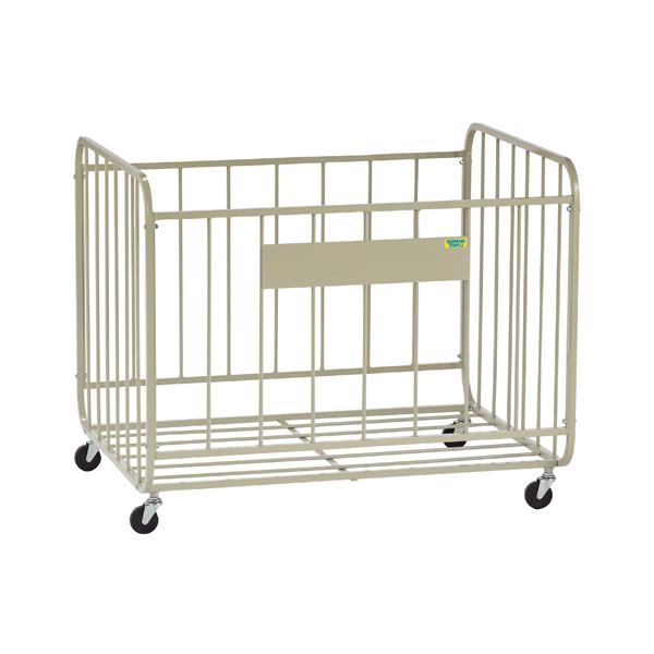 大容量タイプのボールカゴ！サッカーボール、バスケットボール、バレーボール等の収納に適したスチール製ボールカゴです。ボールが50個程度収納可能です。65mmキャスター付きで移動もらくらく行えます。教育施設やスポーツ施設で活躍します。商品番号L...