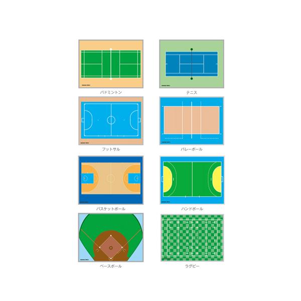カラータイプなので試合展開をイメージしやすい作戦盤です。試合展開をイメージしやすいので作戦の説明がわかり易く指導に役立ちます。商品番号LS-S-0980-88完成品（新品）※配送の注意事項がございます。付属品後部付属品収納袋、マグネット（競...