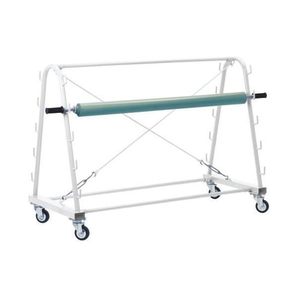 巻き取ったフロアシートを保管！巻取器で巻き取ったフロアシートを保管するハンガーです。幅1370mmフロアシート用です。10本まで収納が可能です。商品番号LS-S-3955お客様組立の商品（新品）※配送の注意事項がございます。詳細は下記表をご...