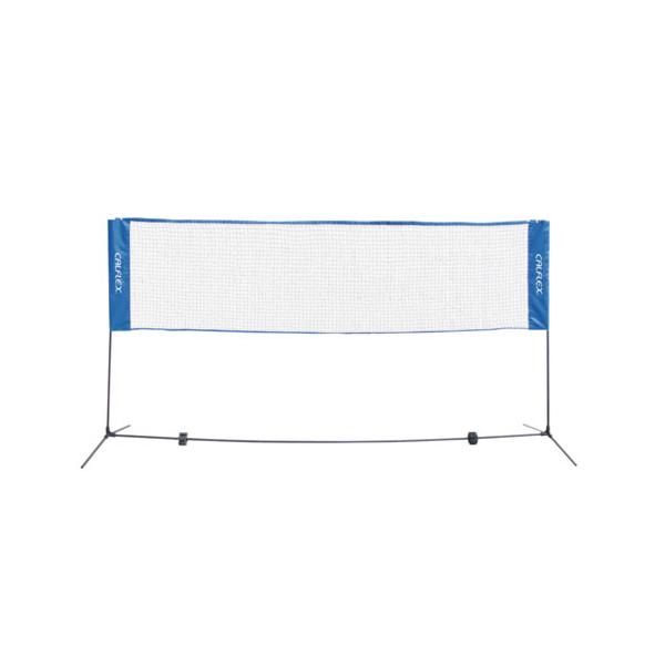 様々な施設で活躍するテニス・バドミントン用ネット。サッカーの浮き球のコントロールの練習にも最適です。ディフェンスに見立てて頭を越すパス、低く抑えたパスを振り分ける練習の壁として使用できます。商品番号LS-S-4003お客様組立の商品（新品）...