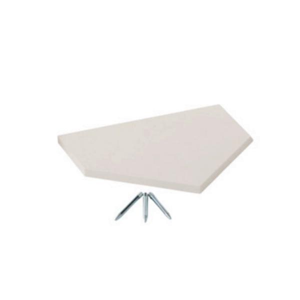 野球やソフトボール用ホームベース！ゴム厚さ20mmタイプの一般用です。教育施設やスポーツ施設で活躍します。商品番号LS-S-4965完成品（新品）付属品釘3本サイズゴム厚み：20mm重量：5.8kg仕様ゴム製体育用品 体育用具 ベース ピッ...