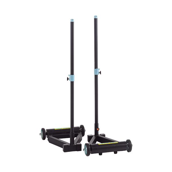 デザインもかっこいいバドミントン支柱！大径タイヤで床の負担を軽減！樹脂スライドフックでワイヤーと本体を傷つけません。教育施設や運動施設で活躍します。商品番号LS-S-4460お客様組立商品（新品）※配送の注意事項がございます。詳細は下記表を...