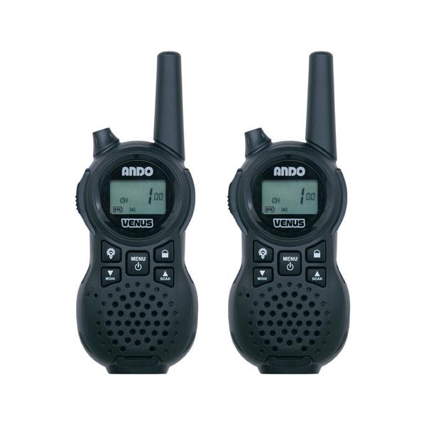 免許・資格不要で使えるトランシーバー2台セット。夜間の作業時に重宝するLEDライトが付いています。商品番号TL-B-2852組立状態完成品（新品）特記事項※配送の注意事項がございます。詳細は下記表をご確認ください。セット内容：特定小電力トラ...