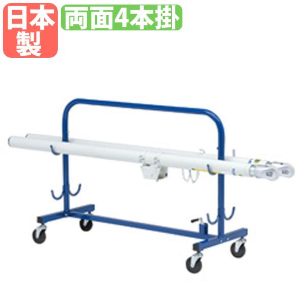 バレーボール支柱を安全かつスマートに保管できるバレー支柱運搬車です。キャスター付きで、力に自信のない方や少人数でも、重量のある支柱を2本まとめてスムーズに運搬できます。商品番号TL-B4214組立状態お客様組立の商品（新品）特記事項−付属品...