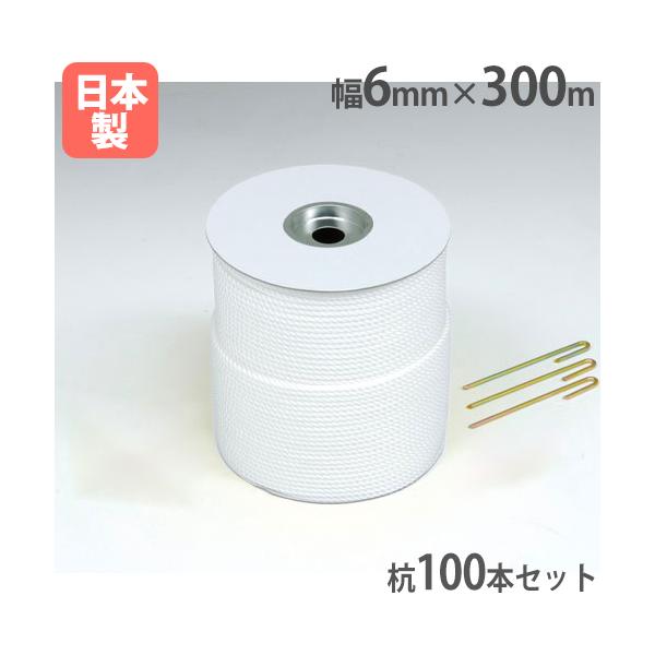 グランドの目印や仕切りに！運動会やスポーツ大会などのグランド設営時に役立つグランドロープです。設営時に必要な杭100本付属しています。教育施設やスポーツ施設で活躍しています。商品番号TL-G1624完成品（新品） ※配送の注意事項をご確認く...