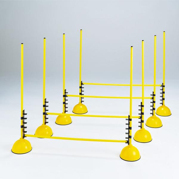 サーキットトレーニングに最適！商品番号TL-G1956組立状態完成品（新品）カラー画像でご確認くださいサイズ注水式スタンド外寸：下部直径23.5×穴径2.6×高さ13cmポール外寸：直径25.4mm×長さ120cm重量：7.2kg/セット（...