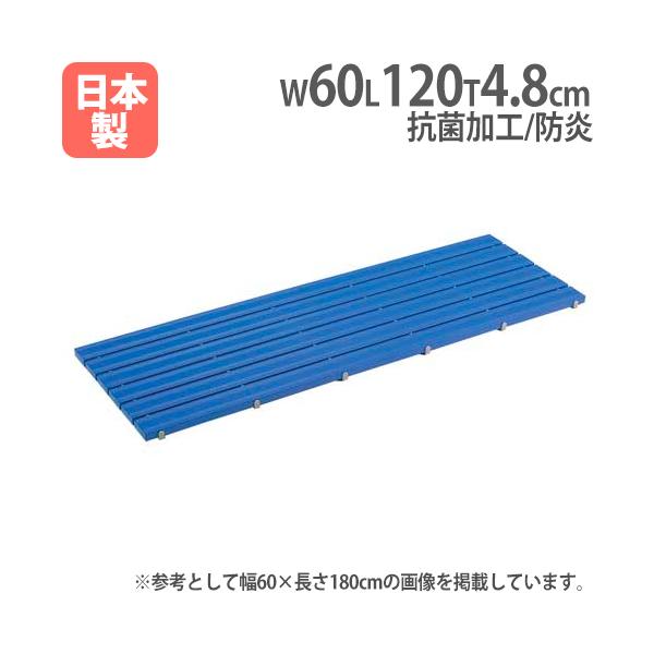 カビや雑菌が繁殖しにくい抗菌タイプのスノコ！両端にはカバーをつけて安全にも配慮しています。プールサイドや更衣室等で活躍します。商品番号TL-T1852お客様組立の商品（新品）　組立目安時間：大人2人×30分※配送の注意事項をご確認ください。...