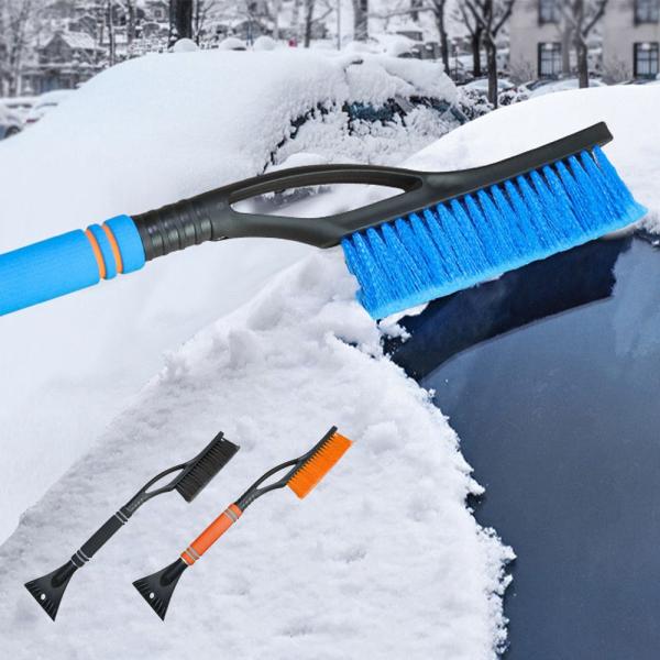 【商品説明】スノーブラシ冬の雪おろしや凍結時に活躍します。車載しておけるコンパクトサイズです。2way機能付きで用途に合わせて使い分けが可能です。ハンドルは握りやすいデザインです。滑りにくく作業時も安心です。【カラー】ブラック/ブルー/オレ...