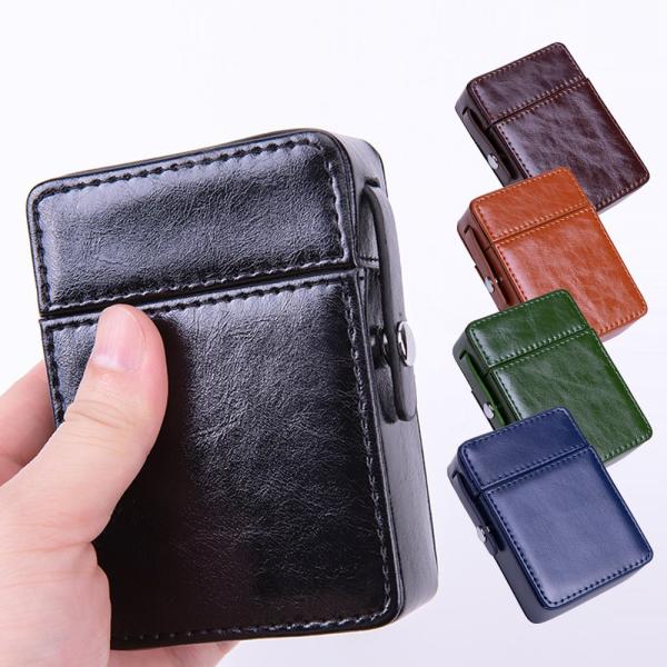 【商品説明】シガレットケースレギュラー20本、ライターを収納可能です。軽量かつコンパクトサイズで持ち運びにも便利です。シンプルなデザインで男女兼用でお使いいただけます。※ケースのみ販売です。【カラー】ブラック/ネイビー/ダークブラウン/グリ...