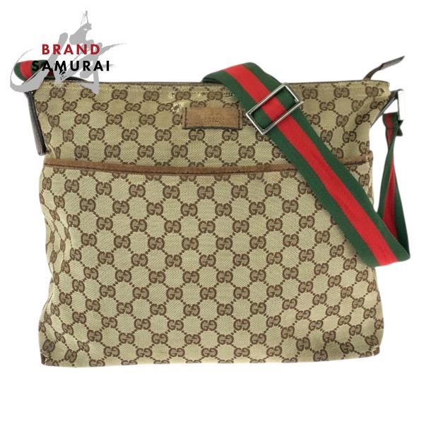 ■商品情報[管理番号]600444[ブランド]グッチ（GUCCI）[型番]189751[対象]レディース[カラー]ベージュ シルバー金具[ライン]シェリーライン[生産国]イタリア[サイズ]W約33cm x H約28cm x D約11cmショ...