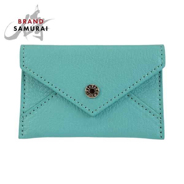 ■商品情報[管理番号]601972[ブランド]ティファニー（TIFFANY&amp;Co.）[対象]レディース[カラー]ブルー シルバー金具[生産国]アメリカ[サイズ]W約11cm x H約7cmx D約1cm[素材]レザー[仕様]開閉式：...