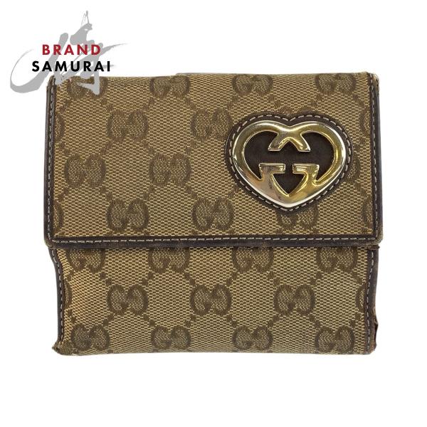 ■商品情報[管理番号]602564[ブランド]グッチ（GUCCI）[型番]245727[対象]レディース[カラー]ブラウン ベージュ ゴールド金具[ライン]ラブリー[生産国]イタリア[サイズ]W約12cm x H約11cmx D約3cm[素...