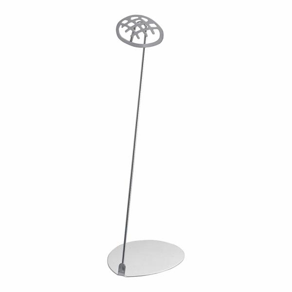 かわくてインパクトのあるポップスタンド。衛生的で耐久性に優れたステンレス製。