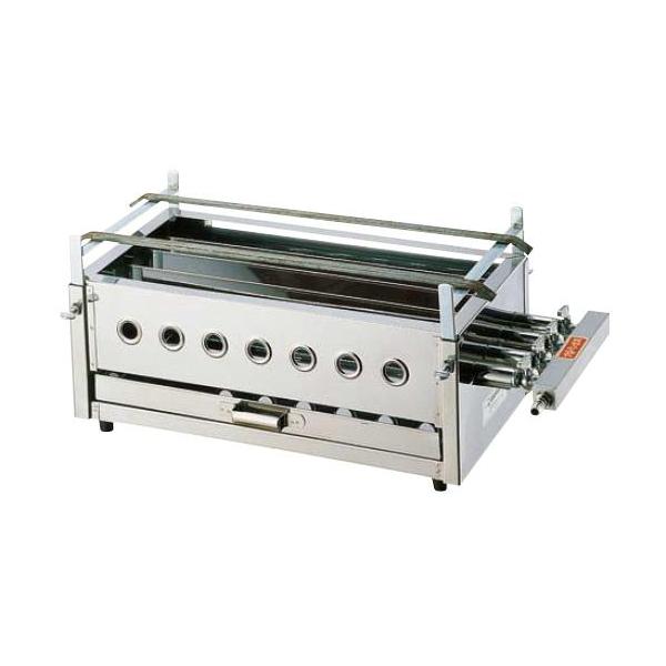 4本パイプで火力が強い！大型焼き鳥機