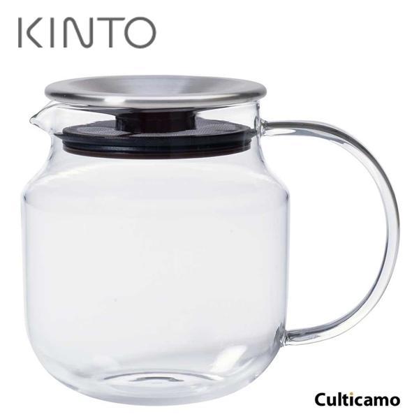 フタとストレーナーが一体になったティーポット♪