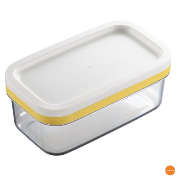 バターに触れずにカット！そのまま冷蔵庫に入れられて便利です