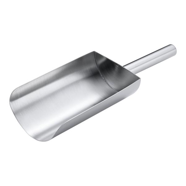 丈夫で衛生的なステンレス製氷スコップ