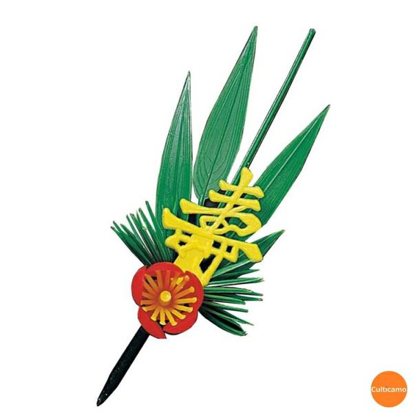 料理を華やかに演出するプラスチック製造花