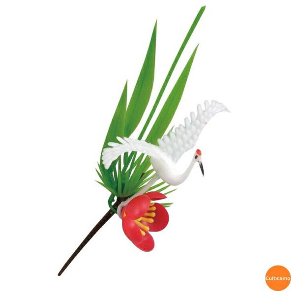 料理を華やかに演出するプラスチック製造花